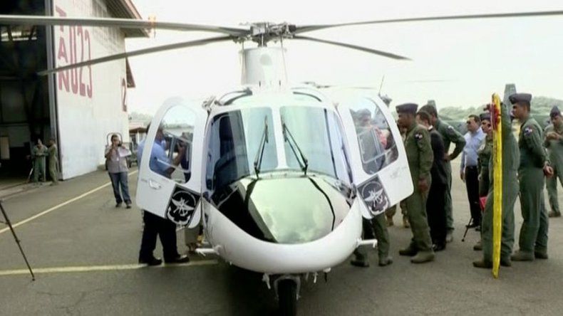 Helicóptero ambulancia entregado por Finmeccanica se incorpora a flota ...