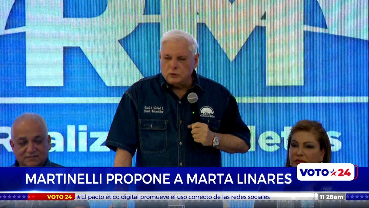 Ricardo Martinelli propone a su esposa Marta Linares como compañera de ...