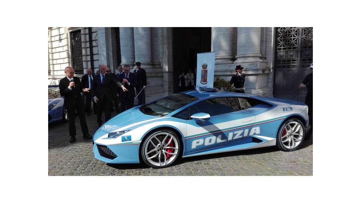 Un nuevo Lamborghini para la policía italiana