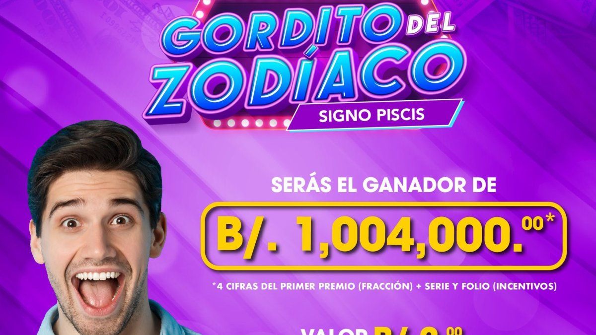 Lotería Nacional de Panamá, Gordito del Zodíaco: Fecha y detalles del ...