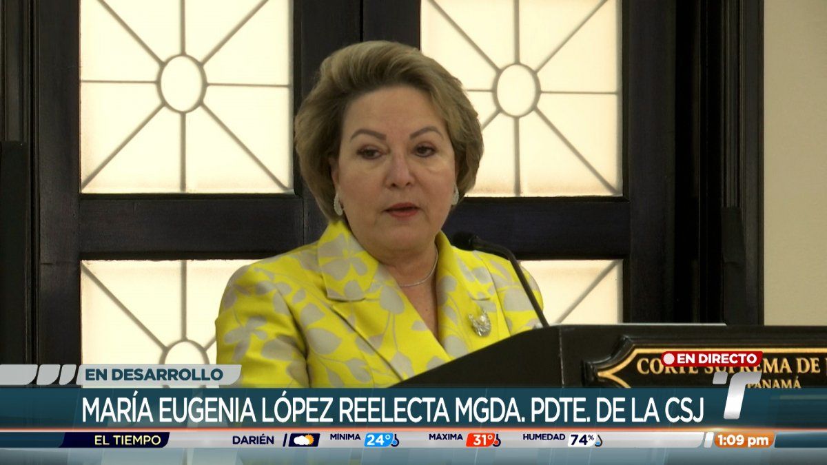 Discurso de la magistrada María Eugenia López tras ser reelecta ...