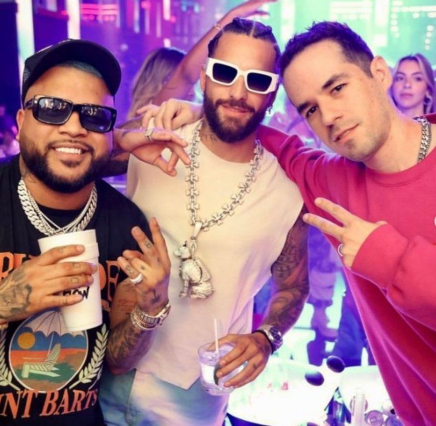Maluma critica música en disco donde estaba Dímelo Flow y él responde