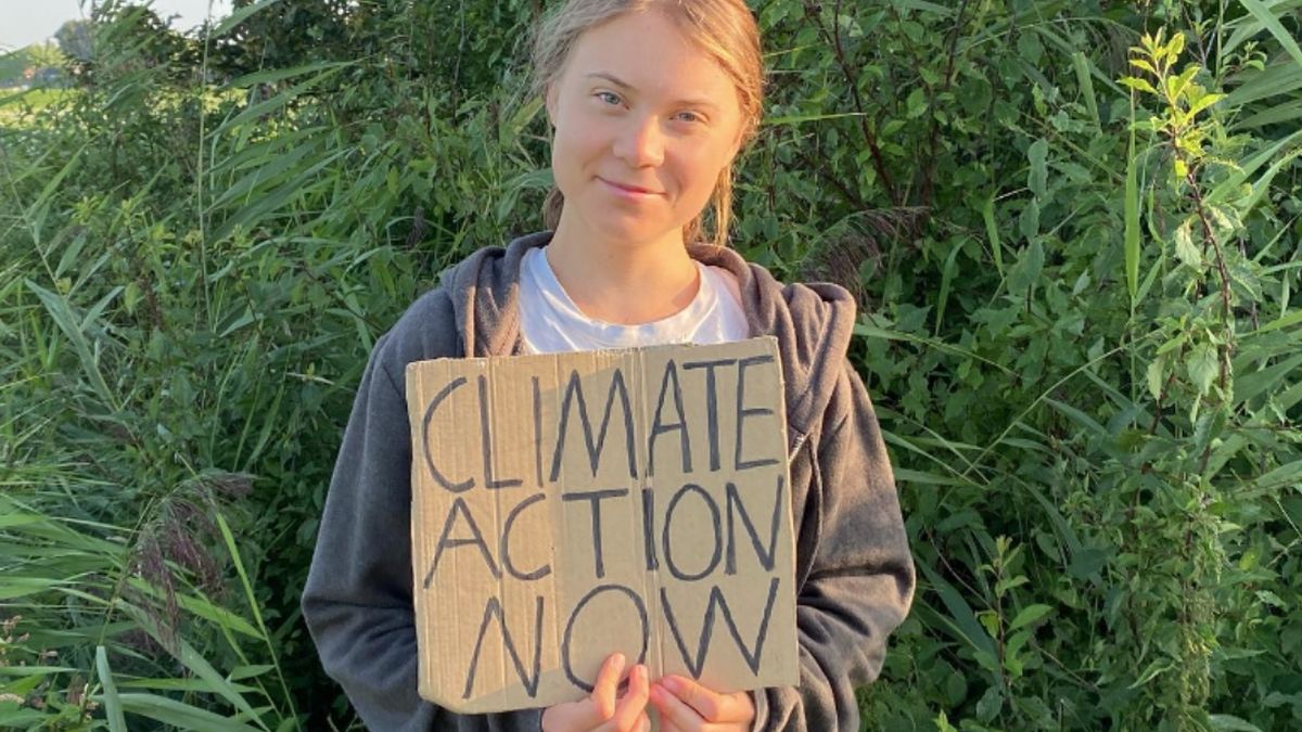 La activista climática Greta Thunberg reacciona a las protestas en ...