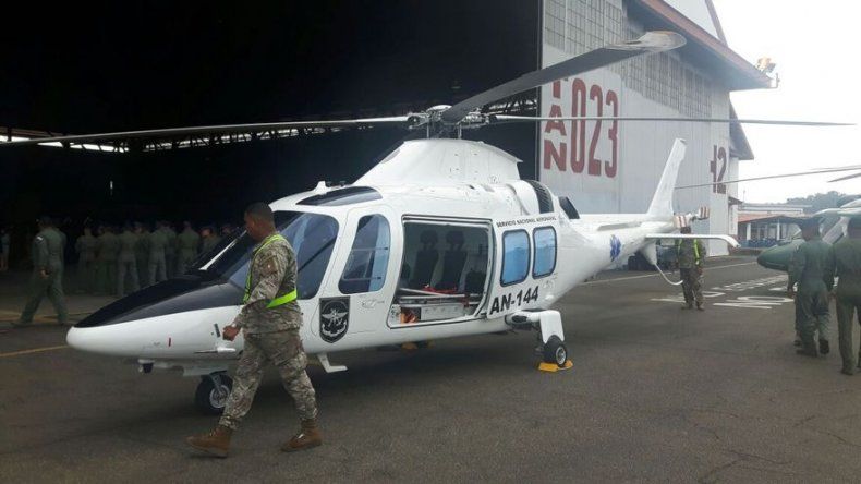 Helicóptero ambulancia entregado por Finmeccanica se incorpora a flota ...