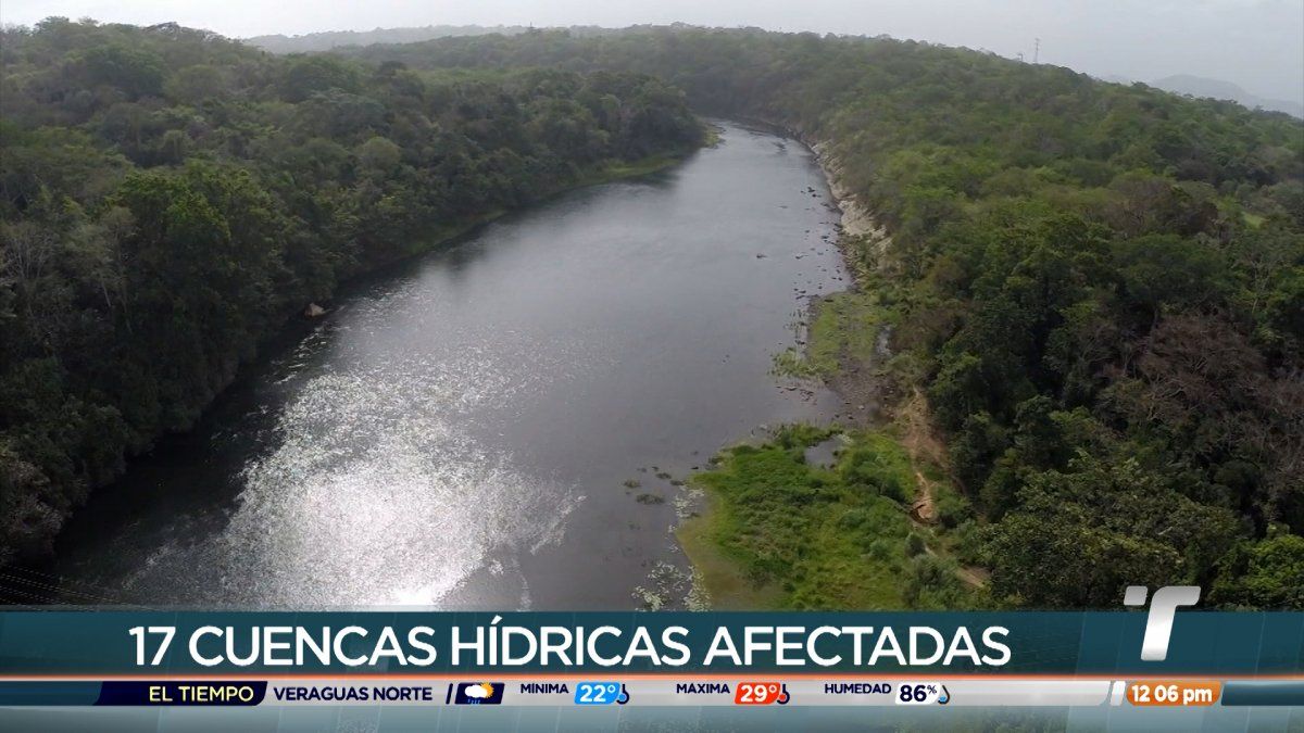 17 cuencas hídricas de Panamá están afectadas por sequía meteorológica