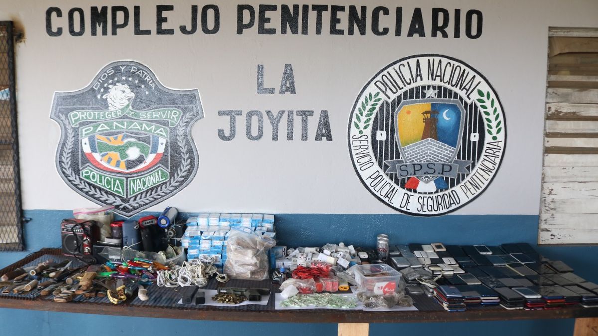 Tras requisa decomisan arma de fuego y artículos prohibidos en La Joyita
