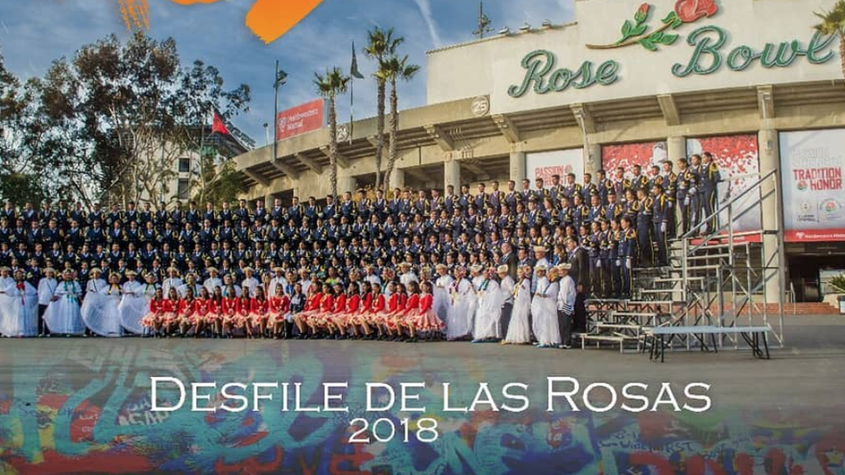 Banda De Honor Del Desfile De Las Rosas