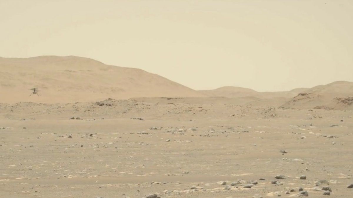 Nuevo vuelo en Marte del helicóptero Ingenuity, con pico de 7 km/h