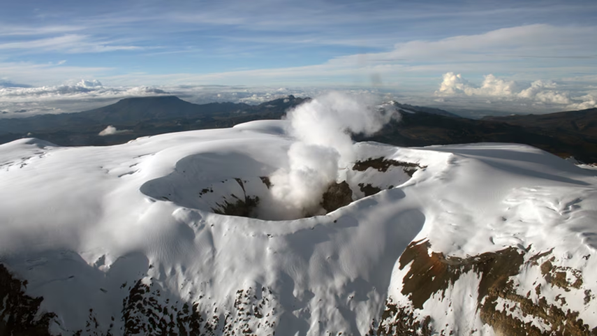Volcán Nevado del Ruiz: video de su impactante actividad sísmica