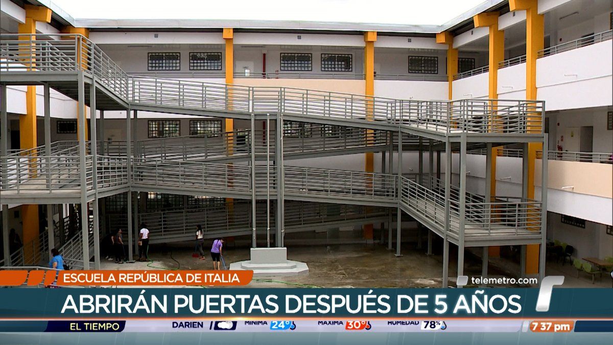 Escuela República de Italia se convierte en modelo para el país