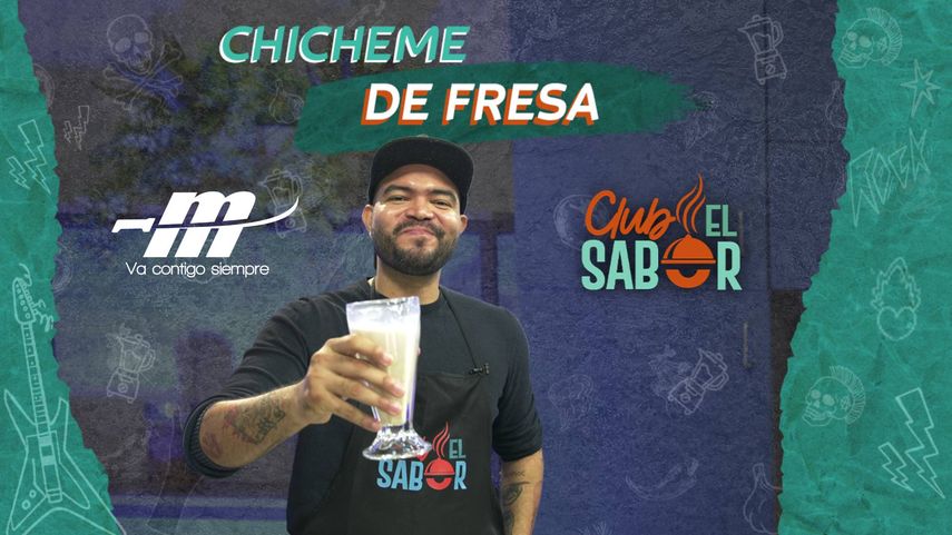 Receta para preparar chicheme con fresas