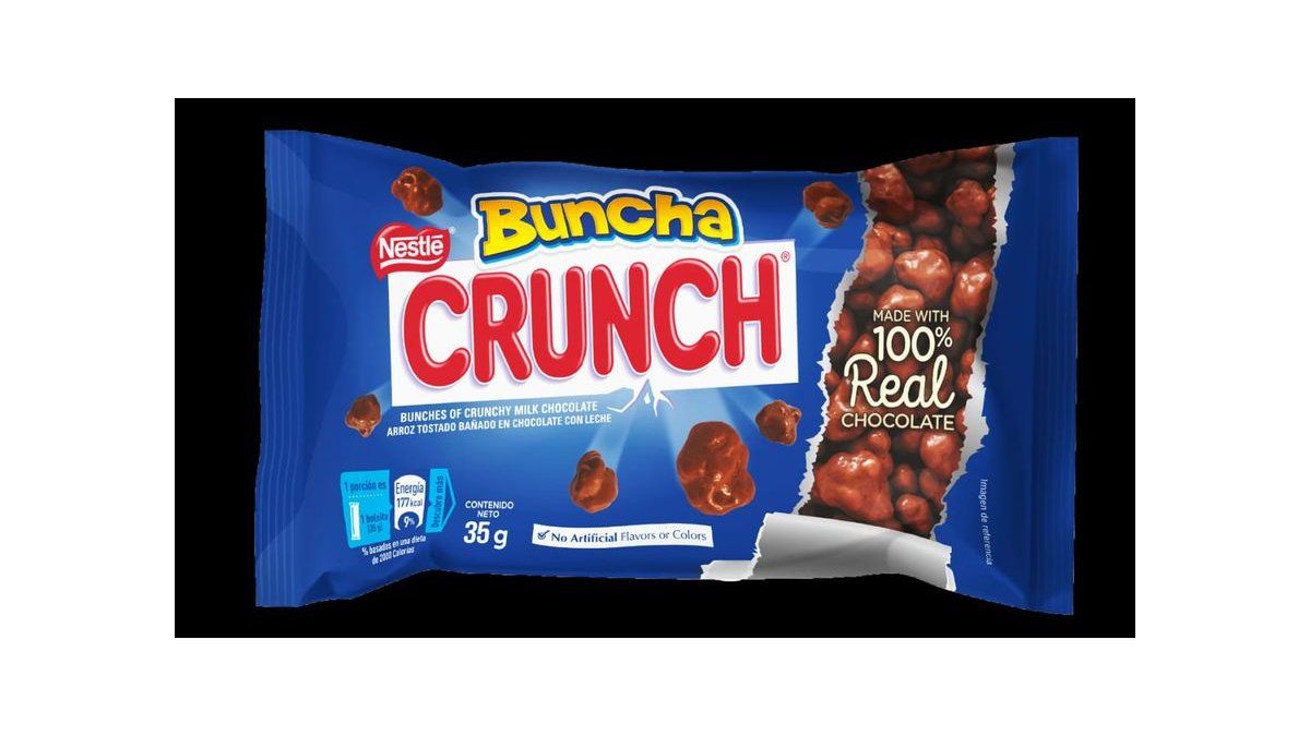Irresistibles chocolates Buncha Crunch de Nestlé llegan a Panamá